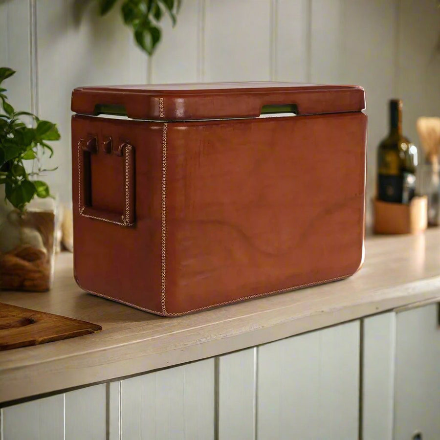 Leather Wrapped Home Goods from Paraguay | Bati Leather Goods